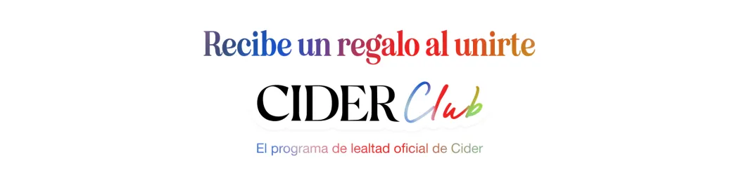 CIDER CLUB - ¡Únete al membership de Cider!